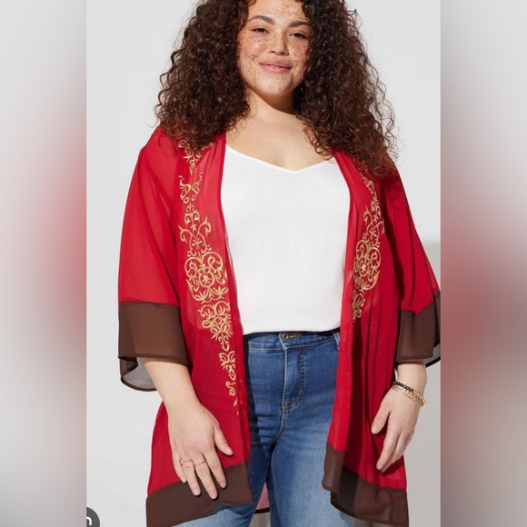 torrid | Sweaters | Nwttorridred Star Wars Princess Amadala Kimono Size ...